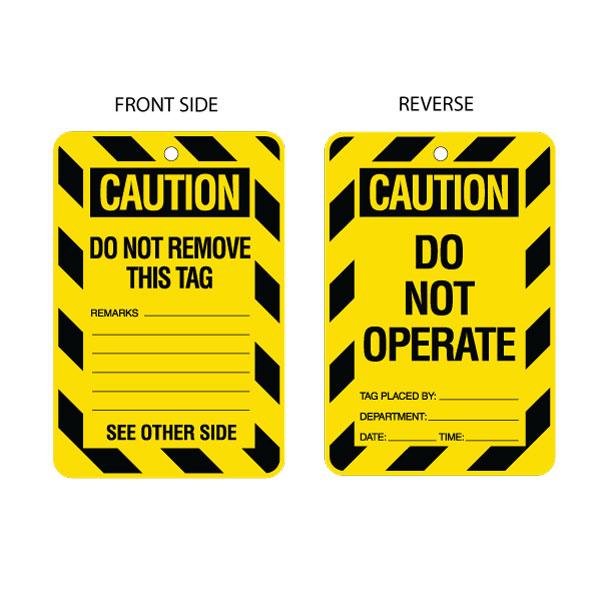 Caution Do Not Operate Tag (packs of 10) | Easy Poster Factory – easy ...