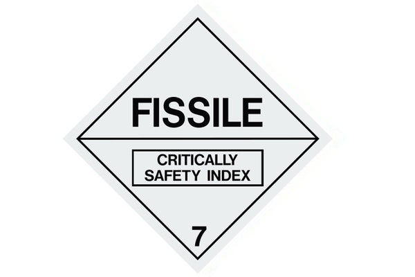 Dangerous Goods Sign Fissile 7 | Easy Safety Signs – easy safety signs