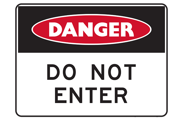 Danger Do Not Enter | easysafetysigns.com.au – easy safety signs