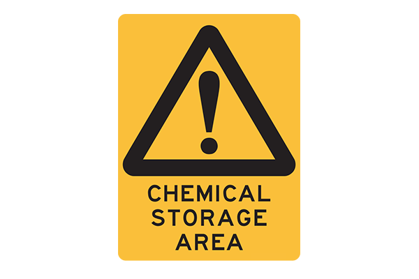 Hazard Chemical Storage Area | Easy Safety Signs – easy safety signs
